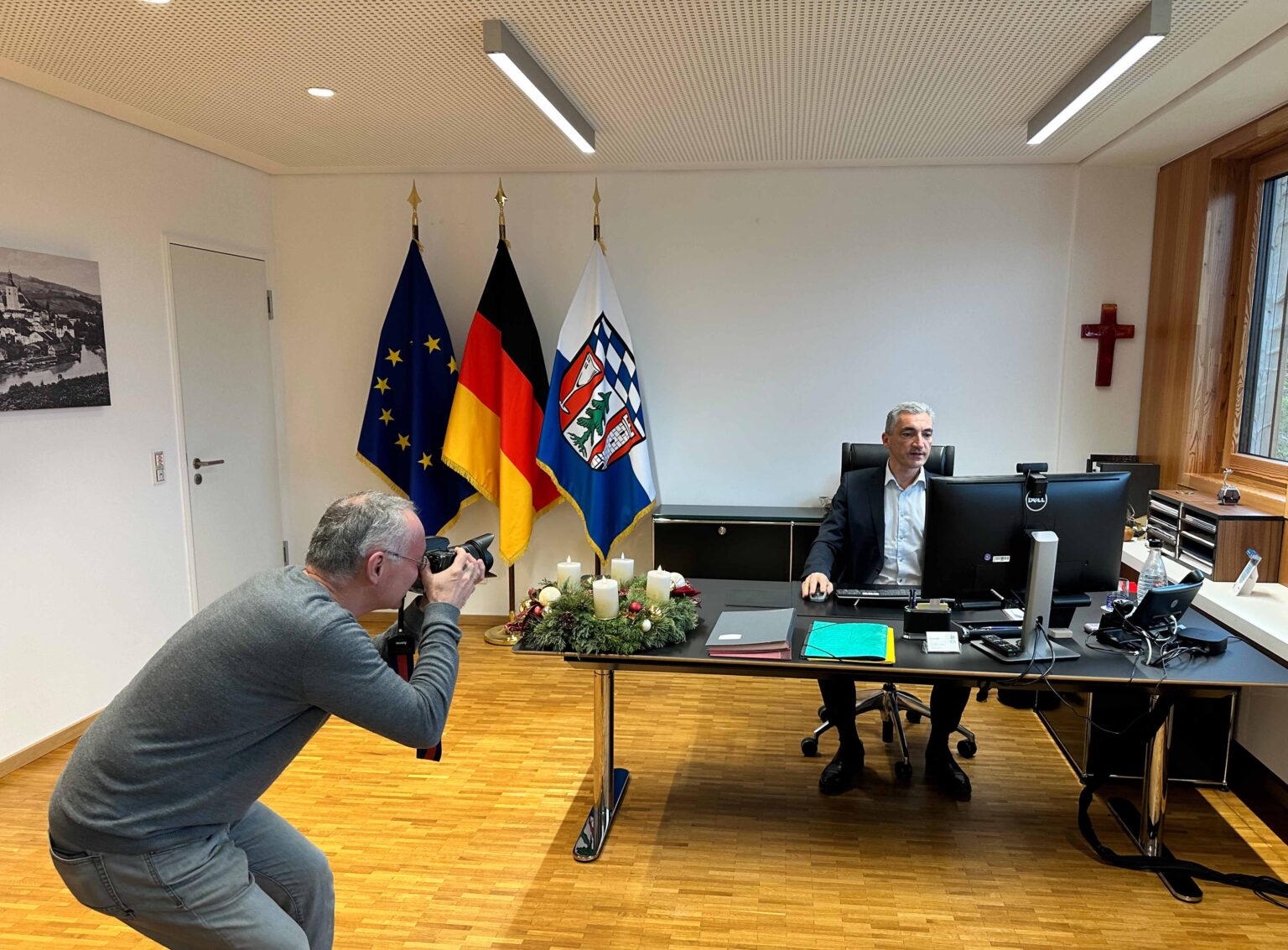 Landrat zeichnet Michael Lukaschik aus - Landkreis Regen